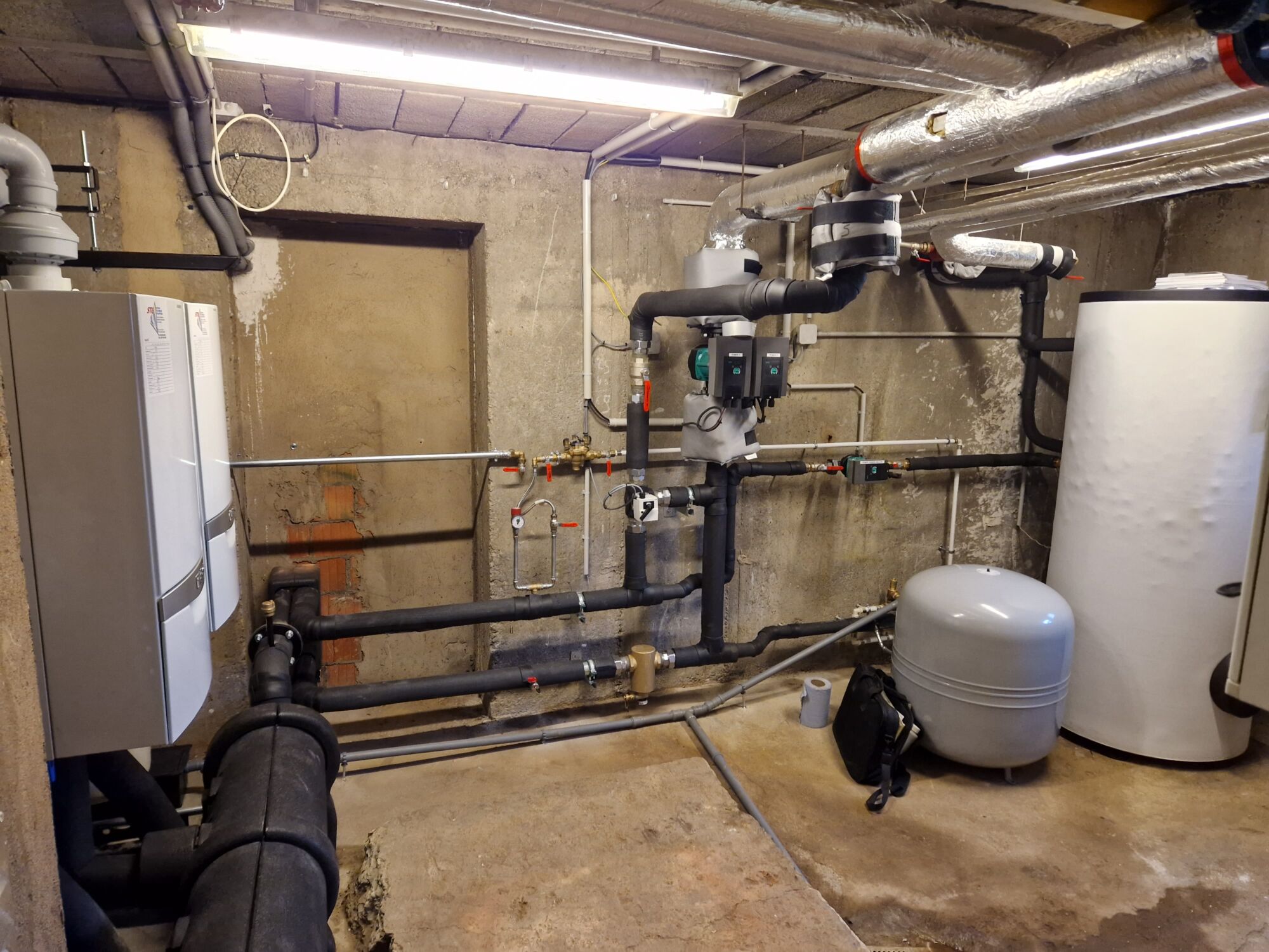 Chaufferie d'immeuble - Station Technique Chauffage